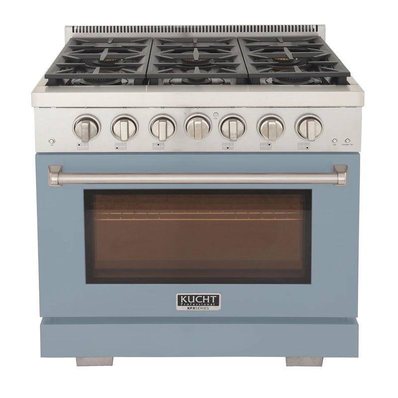 Kucht Professional 36" Gas Range – 6 Burners — American Fire Grill
