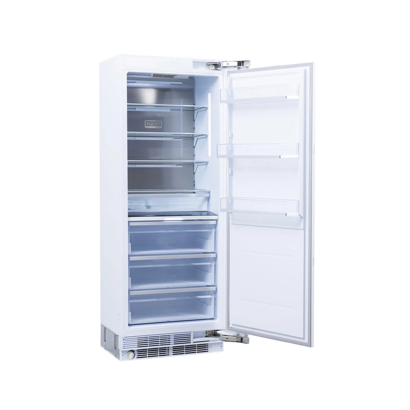 Kucht 30" Built-In Refrigerator – Panel Ready — American Fire Grill