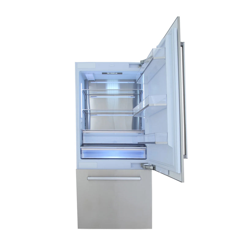 Kucht 36" Built-In Refrigerator – Panel Ready — American Fire Grill