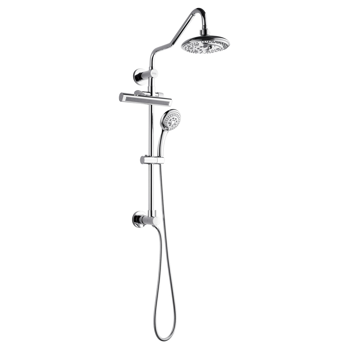Forno Acqua Shower Column with 6-Function Rain Shower Head, 5-Function ...